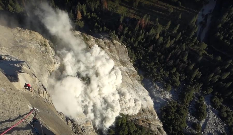 This Is Some Really Scary Video of the Recent Deadly Yosemite Rockfall ...