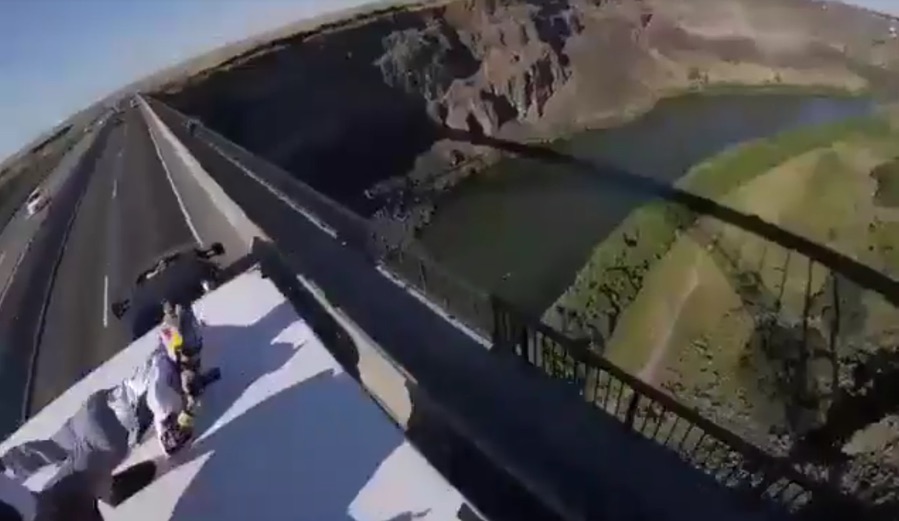 Watch These Guys BASE Jump Off the Top of an RV | The Inertia