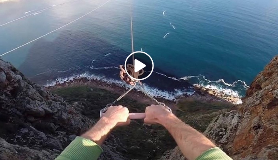 This Giant Rope Swing Has to Be One of the Scariest BASE Jumps Ever ...
