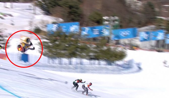 Watch the Horrifying Snowboard Cross Crash that Broke Austrian Markus ...