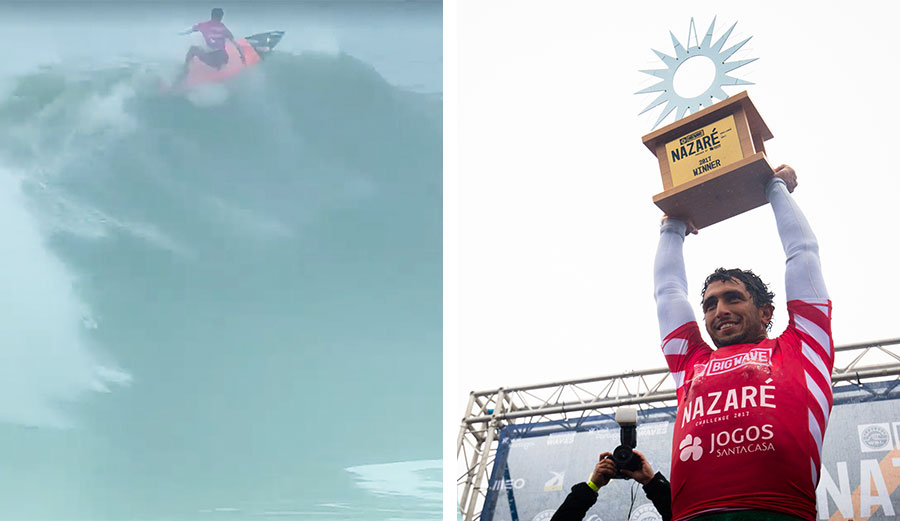 21-Year-Old Chumbinho Does Floater on 15-Footer; Wins the Nazaré ...