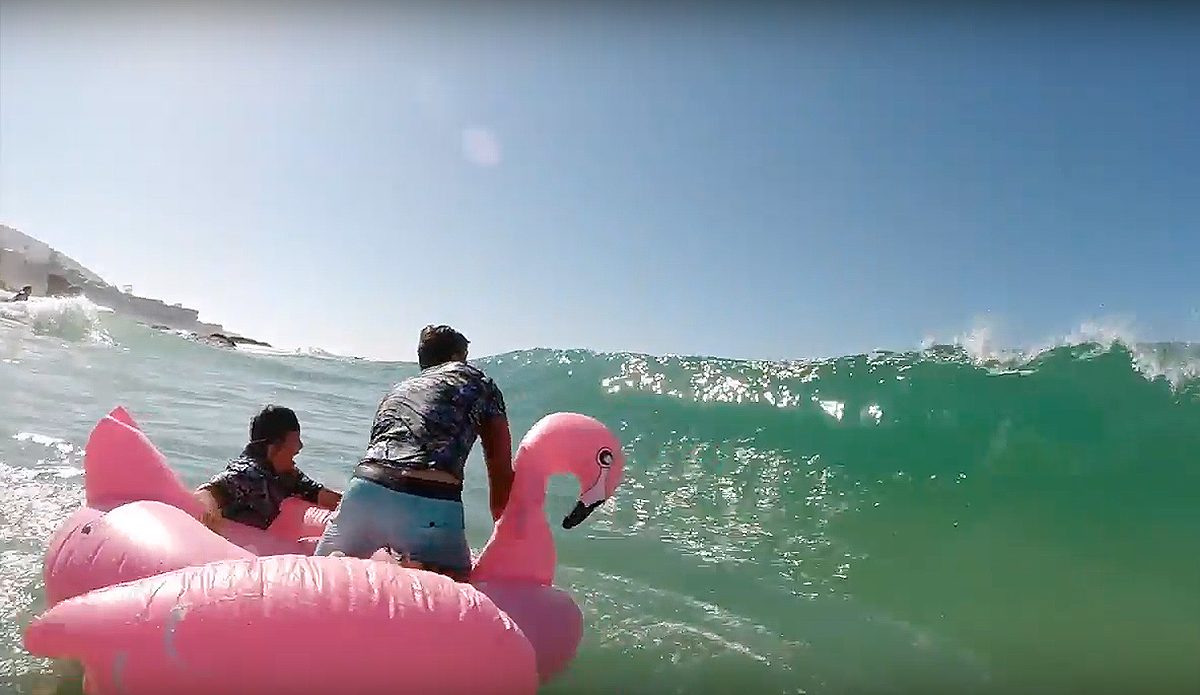 2 Minutes of Dudes Getting Wrecked in SoCal Shorebreak | The Inertia