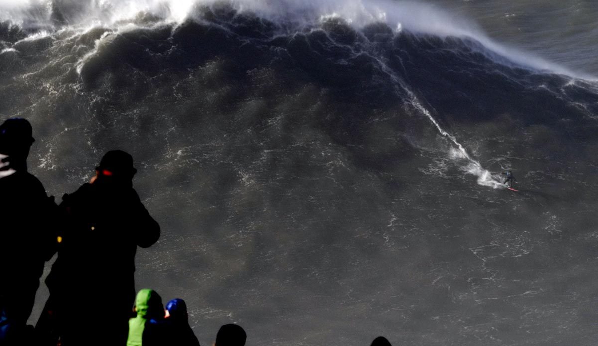 This Was a Historic (Monstrous) 4-Wave Set that Rolled Through Nazaré ...