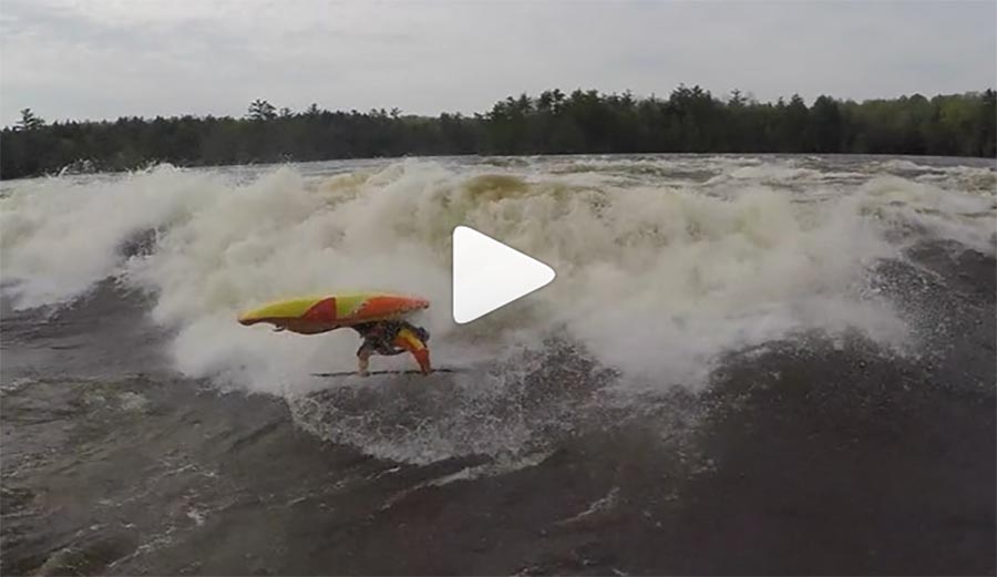 Here's Whitewater Kayaker Dane Jackson, Surfing Weird Waves Really Well ...