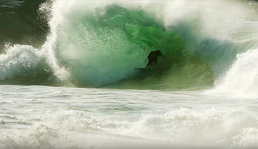 Nobody Skims or Surfs Freakish Shorebreak Barrels Like John Weber | The ...