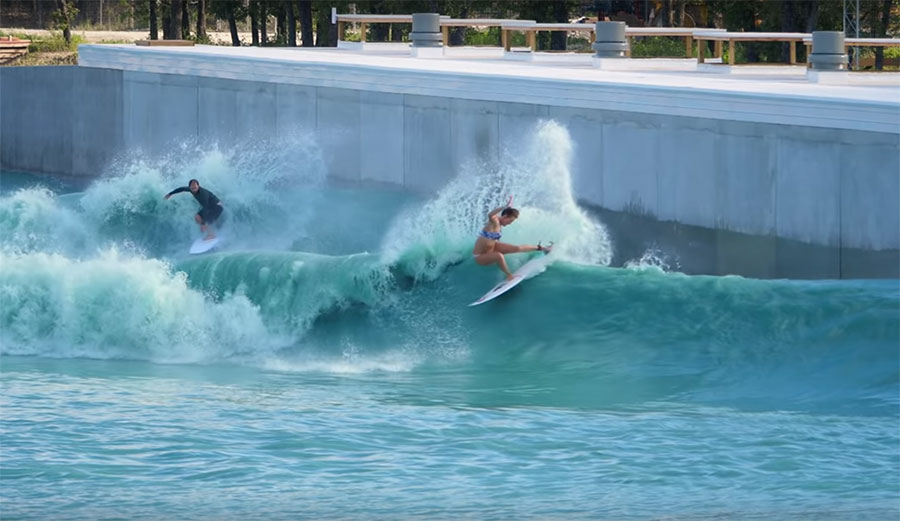 Bethany Hamilton Surfs the Waco Wave Pool With Ryan Burch and Co. | The ...