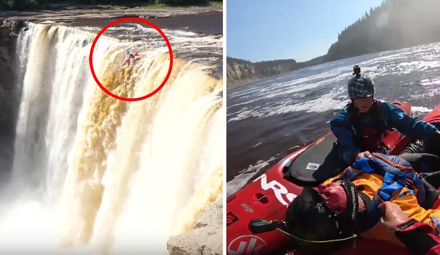 Watch and Listen as This Kayaker Talks About 'Breaking His Face' on a ...
