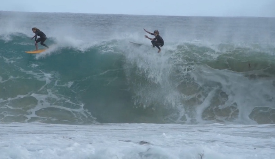Watch: The Catch Surf Crew Charges Heavy Shorebreak and Escapes Enema ...