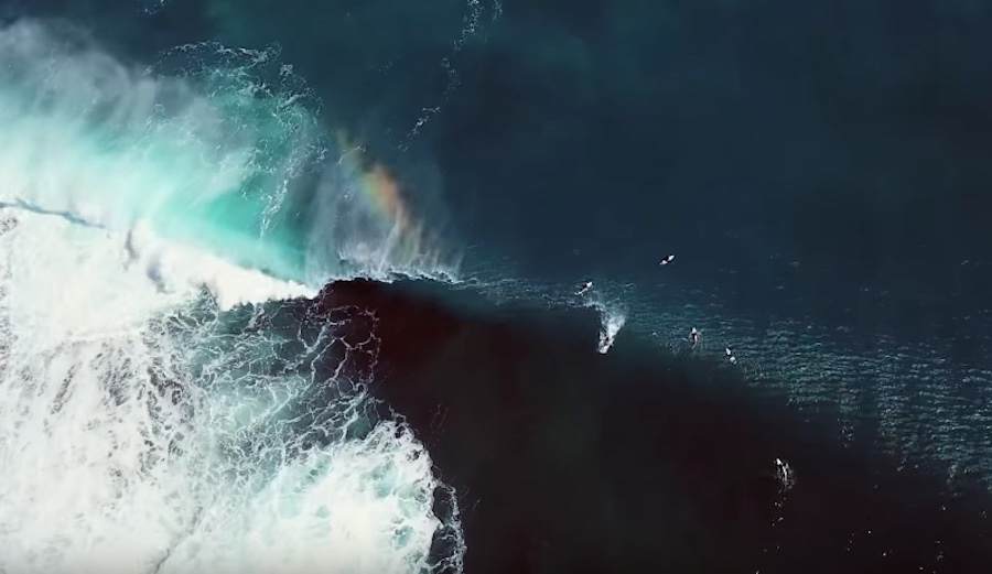 Check Out This Beautiful Rainbow Barrel Captured Via Drone | The Inertia