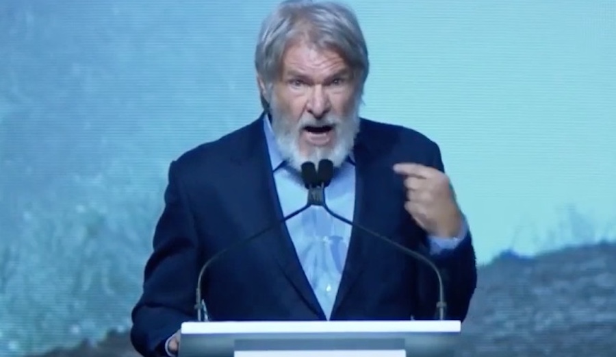 Harrison Ford's Passionate Climate Change Speech | The Inertia