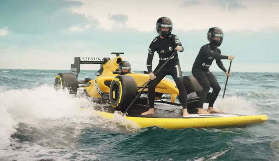Renault Made a Very Strange Surfing Car Advertisement | The Inertia