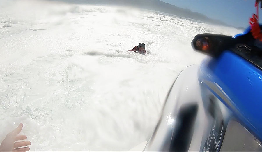 South African Big Wave Wipeout Rescue Captured on Insane POV GoPro ...