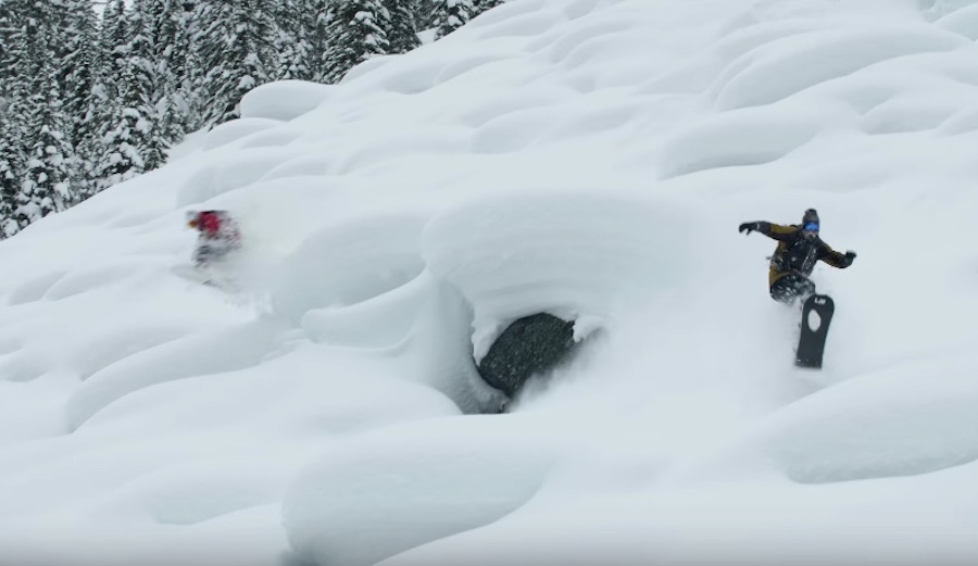 Austen Sweetin & Travis Rice in BC Pillow Factory | The Inertia