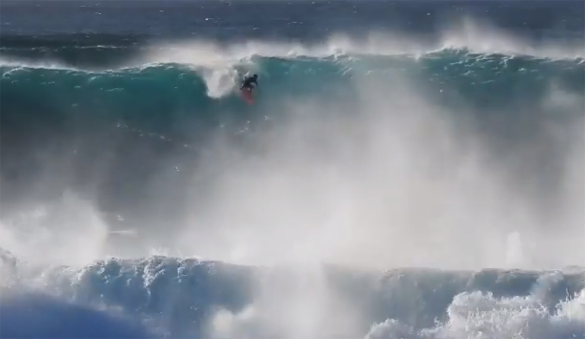 Mark Healey Powers Through a Monster Pipeline Barrel | The Inertia