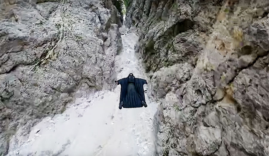 Jeb Corliss Wingsuits Through Italy's Death Star Run | The Inertia