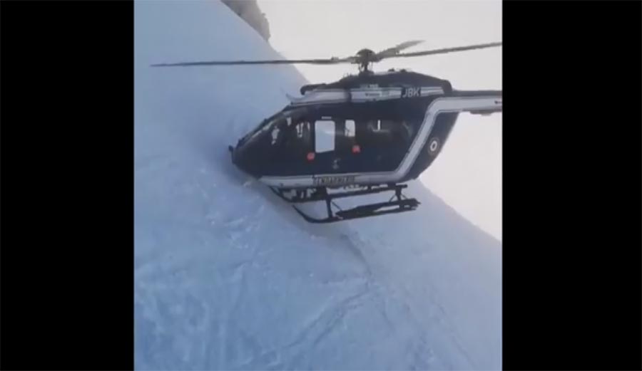 With Blades Inches From Snow, Heli Pilot Puts Radical Skills on Display ...