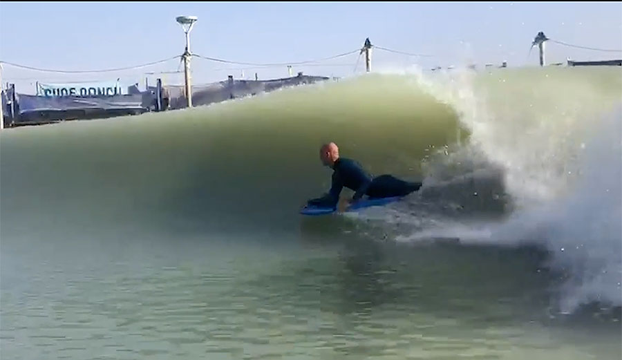 Bodyboarding Legend Mike Stewart Surfs Kelly Slater's Wave | The Inertia