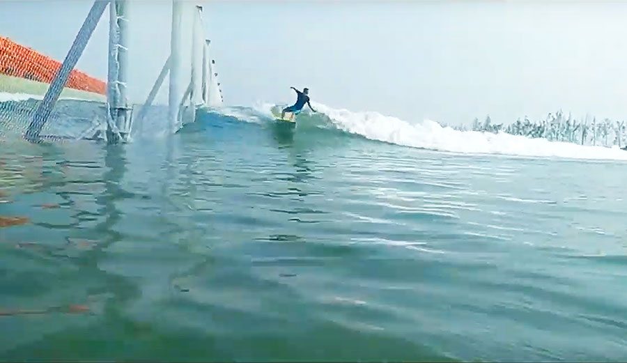 Here's the First Footage From China's Mysterious Wave Pool | The Inertia