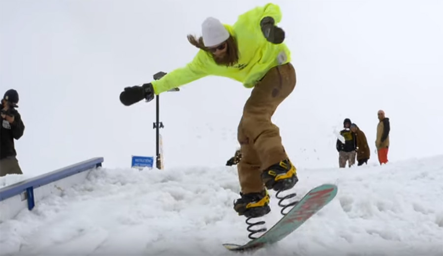 These Guys Just Unleashed a New Technology: Spring-Loaded Snowboarding ...