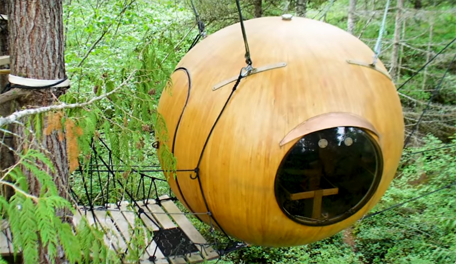 Check Out These Spherical Tree Houses Built for Sustainable Living ...