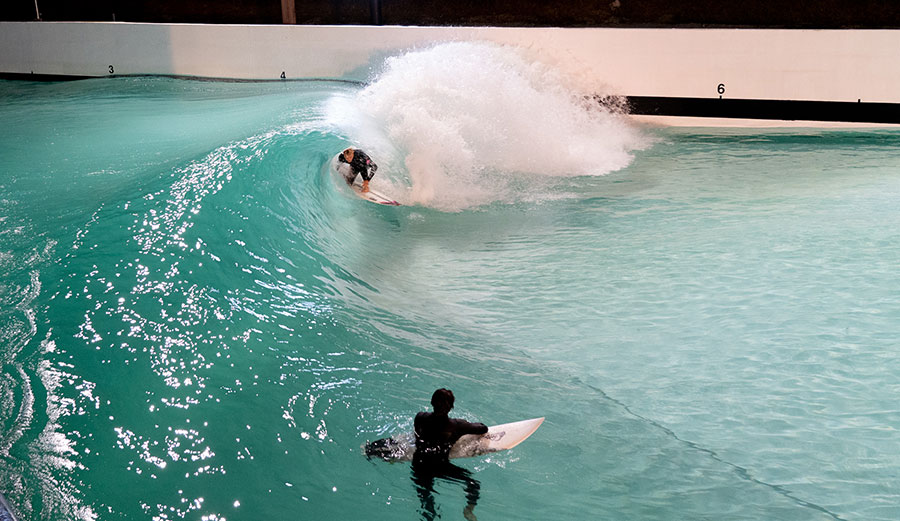 Night Surfing at the Wavegarden Cove Testing Facility | The Inertia
