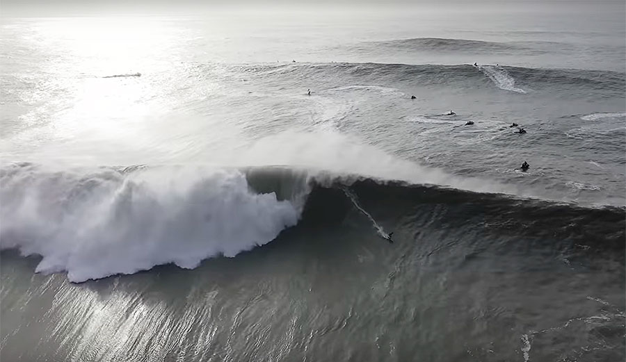 This 4K Drone Compilation of Nazaré Waves Is Mindblowing | The Inertia