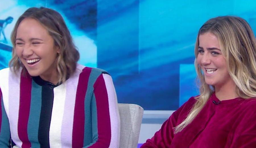 Caroline Marks and Carissa Moore on the Today Show | The Inertia