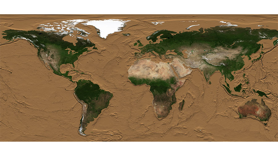 This Animation Shows What It Would Look Like If the Ocean Was Totally ...