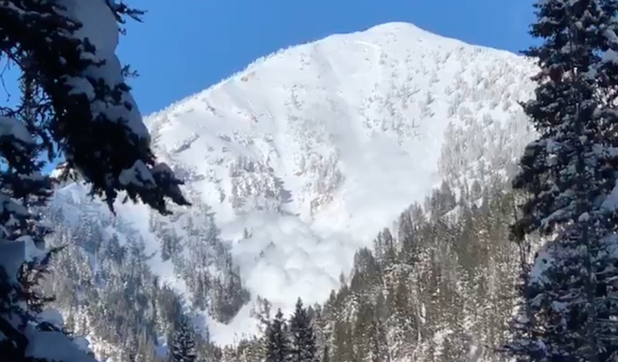 Check Out This Massive Avalanche Caught on Video Near Jackson Hole ...