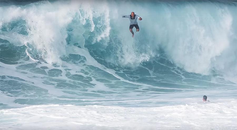 Kelly Slater Gets Vaporized at a Psycho Sandbar with Eli Olson and ...