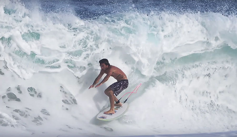 Mason Ho Goes Latte Surfing at a Rare Ehukai Beach Park Sandbar | The ...