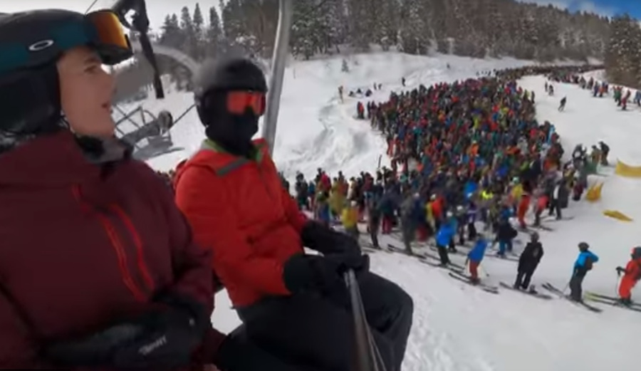 Video of Vail, Colorado Lift Lines Brings the Insanity Into Focus | The ...