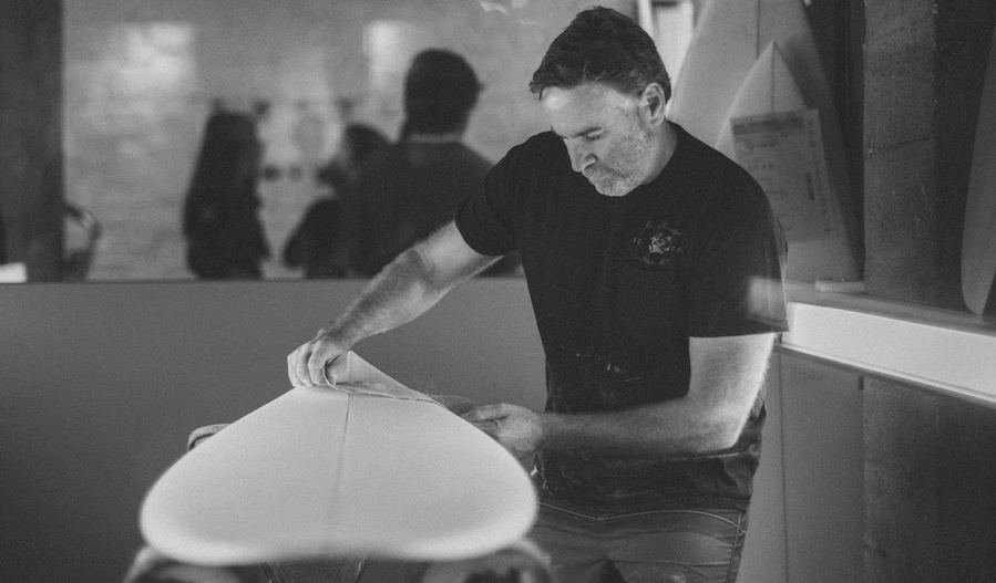 Matt Biolos Remembers the First Surfboard He Shaped