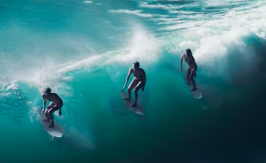 Steph Gilmore, Leah Dawson, and Coco Ho Star in Surfing Art Project ...
