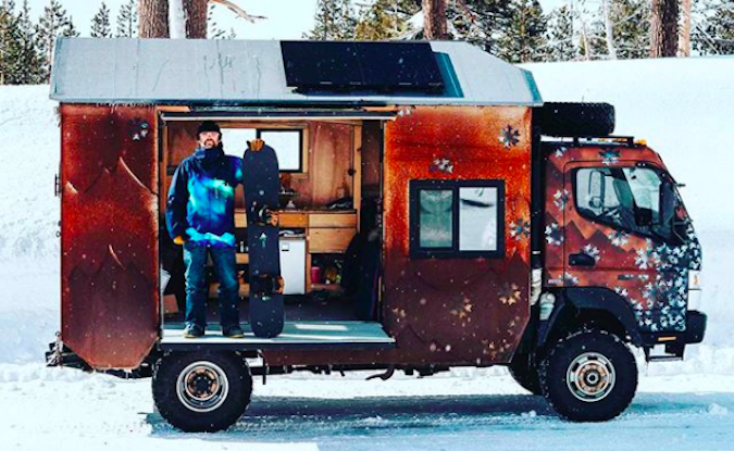 This Is Snowboarder Mike Basich's Latest Adventure Vehicle | The Inertia