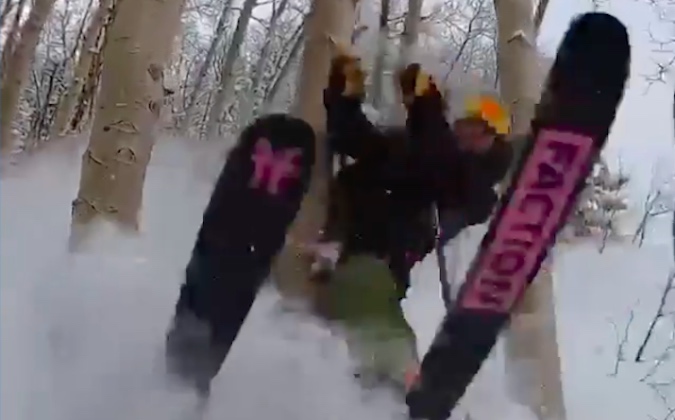 This Skier's Nasty Collision With a Tree Ended Up on ESPN's ...