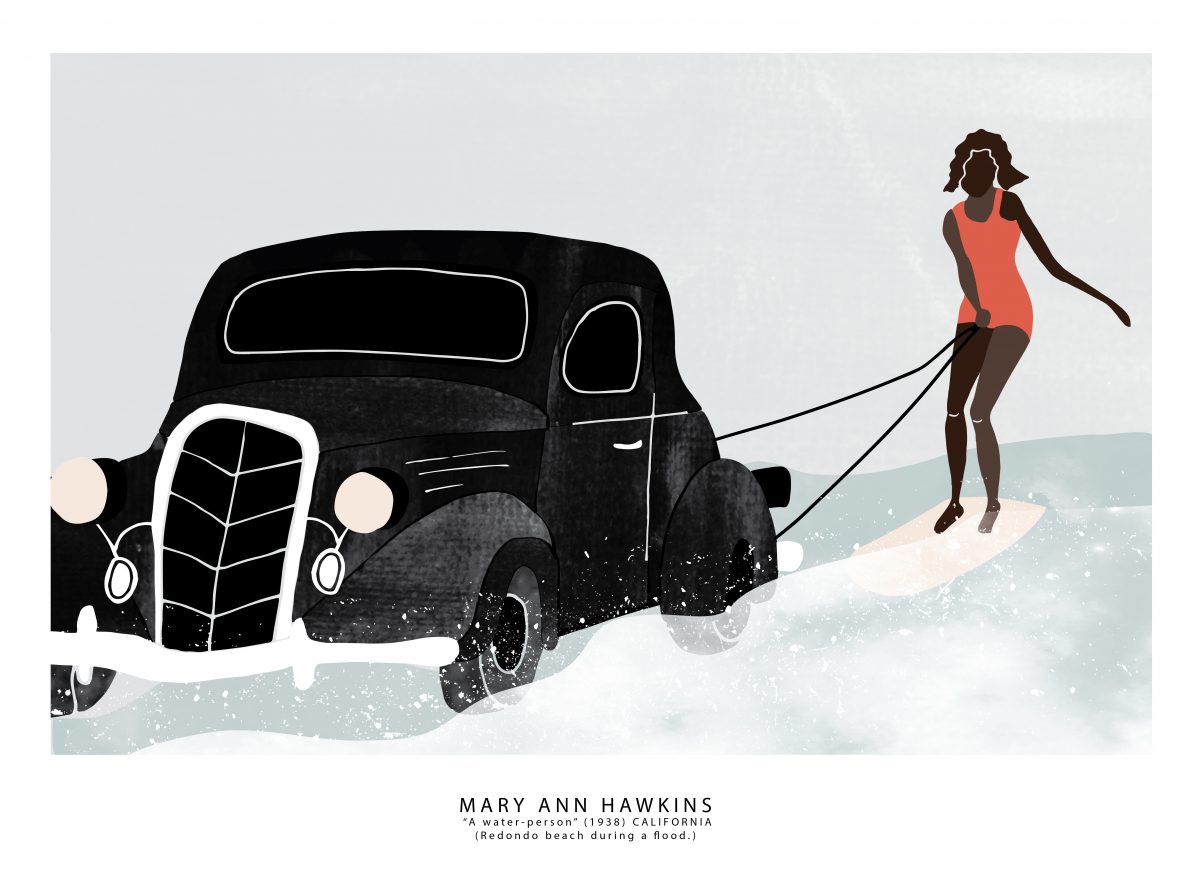 These Illustrations Tell the Stories of 9 Pivotal Women in Surf History ...