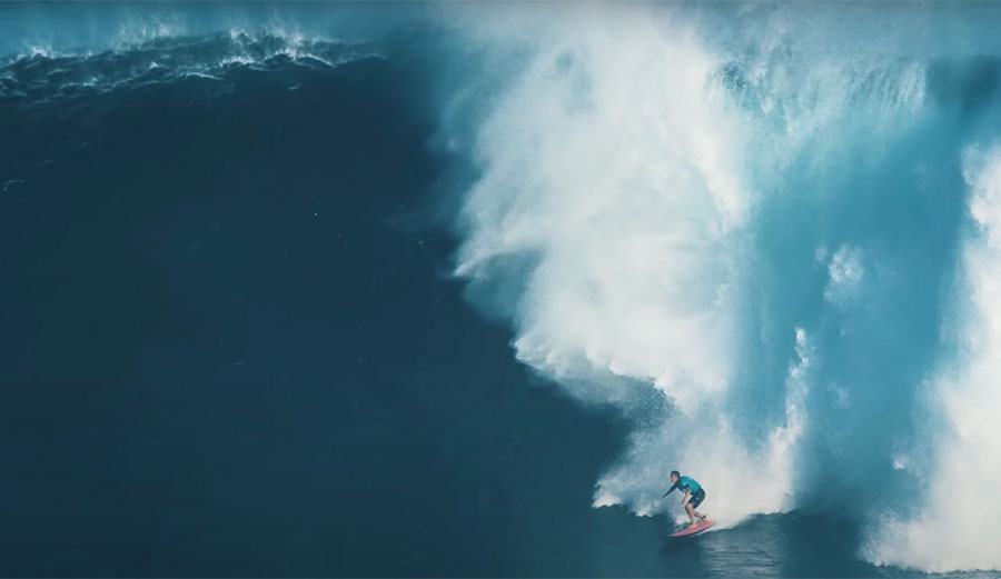 Eli Olson Explains What It Takes to Win the WSL Biggest Paddle Award ...