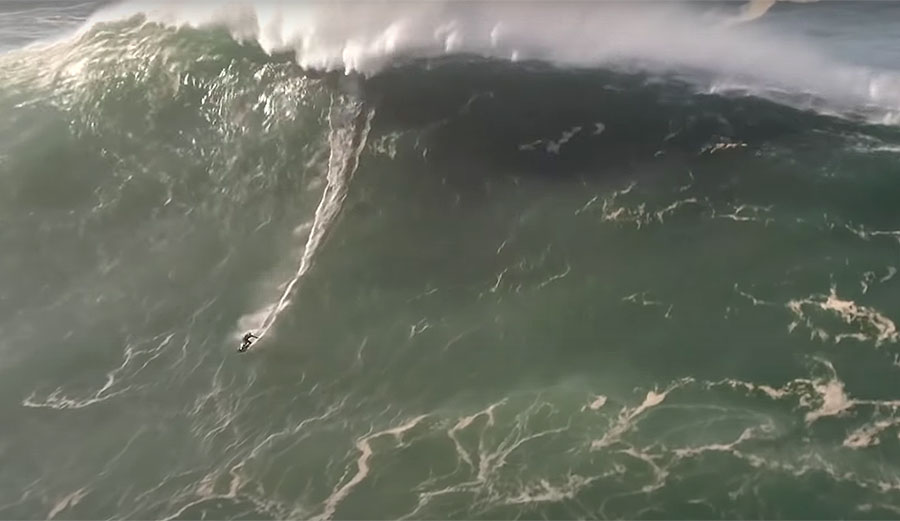 The Nazaré Wipeout Reel from the Hurricane Epsilon Mega Swell Is ...