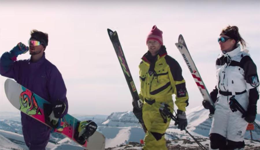 Jackson Hole Releases Retro Throwback Edit With Skinny Skis and Neon ...