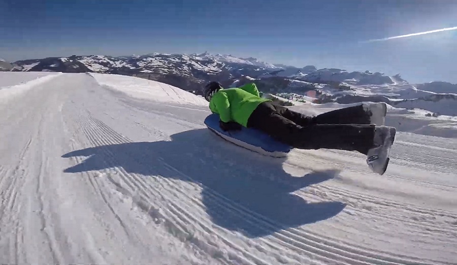 Airboarding? Boogieboarding on Snow Looks Way Too Fun | The Inertia