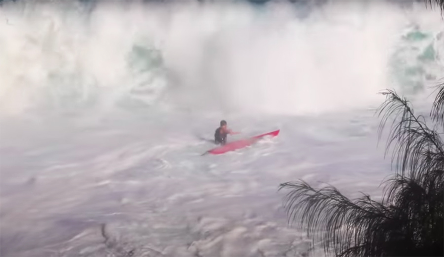 Paddling Out to Surf at Jaws Looks Like Pure Hell | The Inertia
