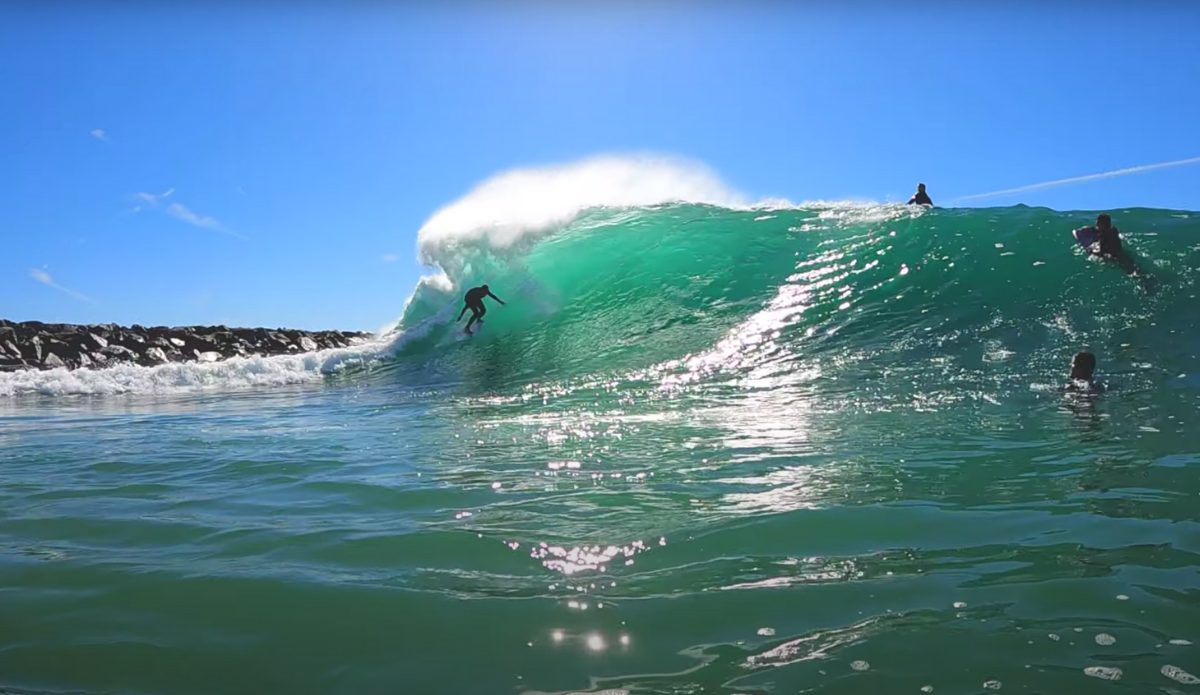 An Offseason Swell Turned the Wedge on in Unlikely Fashion This Weekend ...