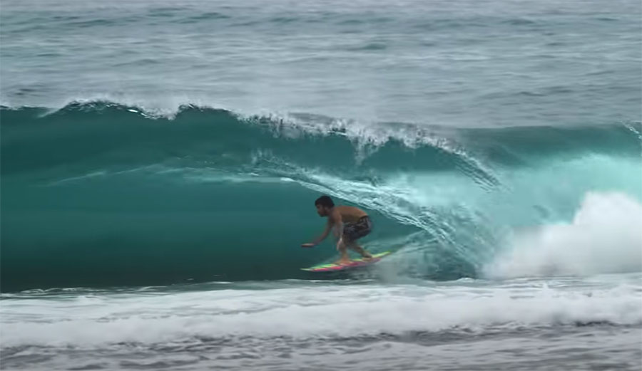 Mason Ho and Sheldon Paishon Get Thoroughly Barreled on a Super Slab ...