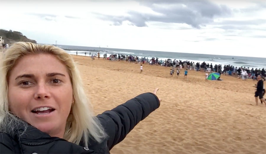Dimity Stoyle Goes Behind the Scenes at the Narrabeen Classic
