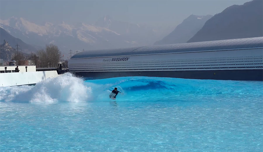 New Wavegarden Wave Pool Opens in the Swiss Alps