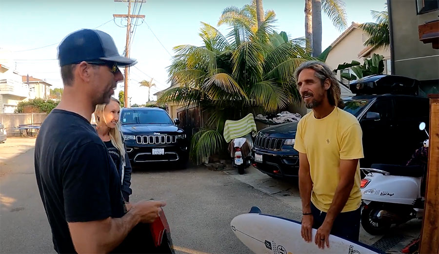 Rob Machado Gave Pete Gustin, aka the Blind Surfer, a Custom Surfboard