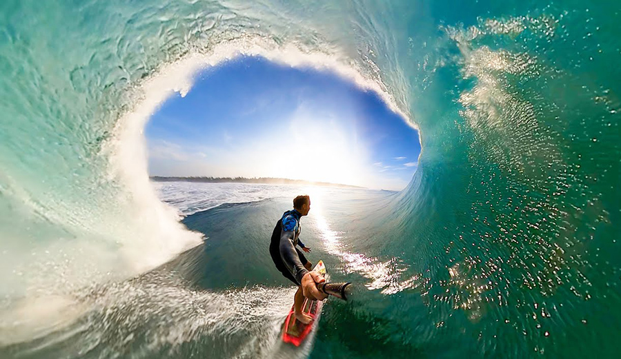 This Is Jamie O'Brien Doing What JOB Does Best: Riding Big Barrels ...