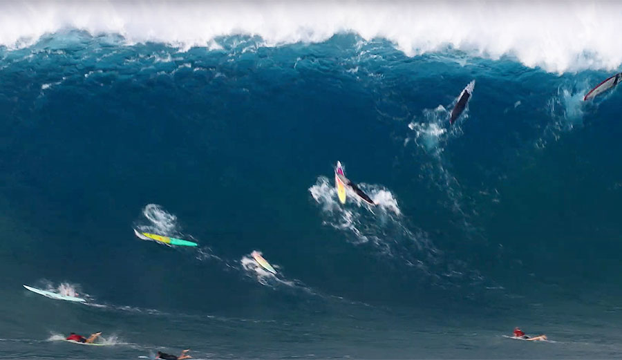 A Jaws Opening Day XL Surfing Highlight Reel