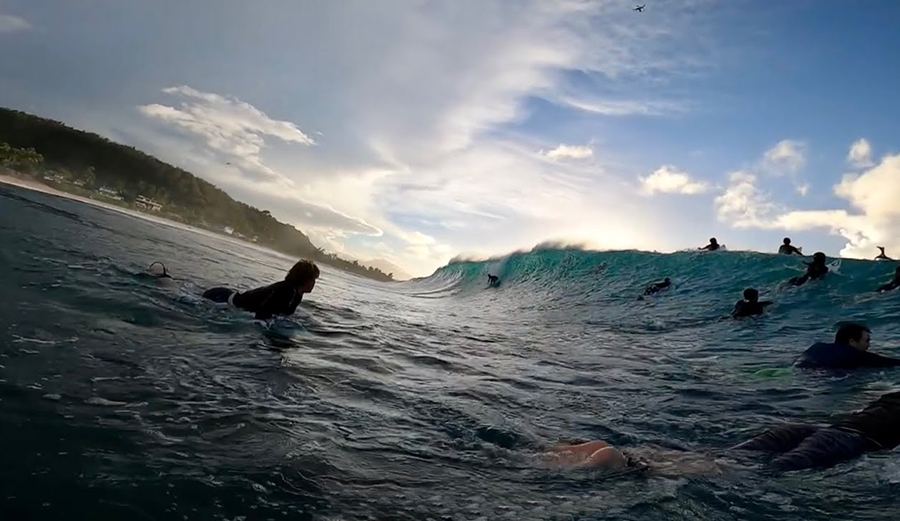 Nathan Florence Releases RAW POV Cut Showing Just How Crowded Pipeline ...